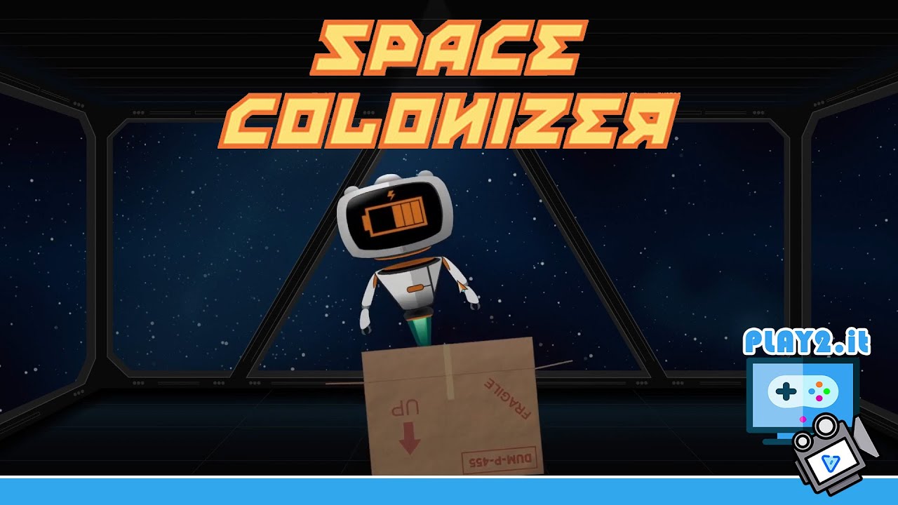 Space colonizer - physics based missile shooting game - gameplay - YouTube