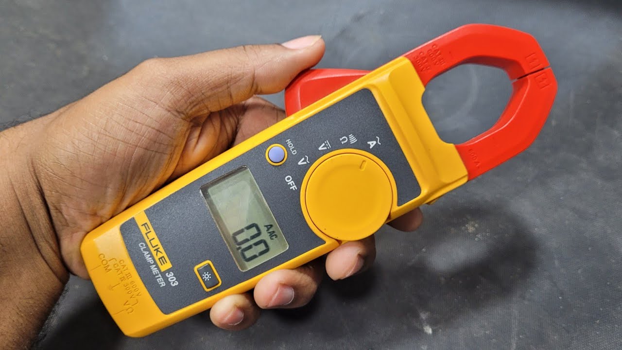 Alicate amperímetro FLUKE 303 - Apresentação e Teste - YouTube