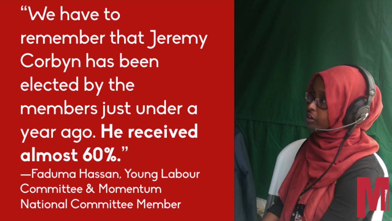 Momentum activist Faduma Hassan on BBC 5Live - YouTube