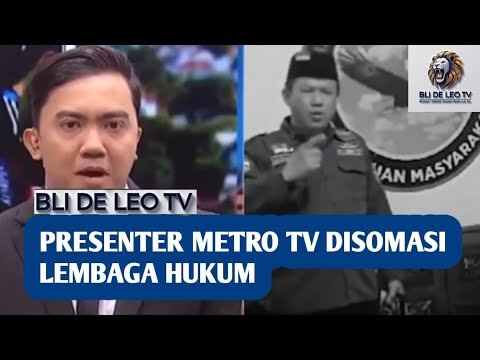 Presenter METRO TV Valentinus Resa Jadi Sorotan,Disomasi Lembaga Hukum ...
