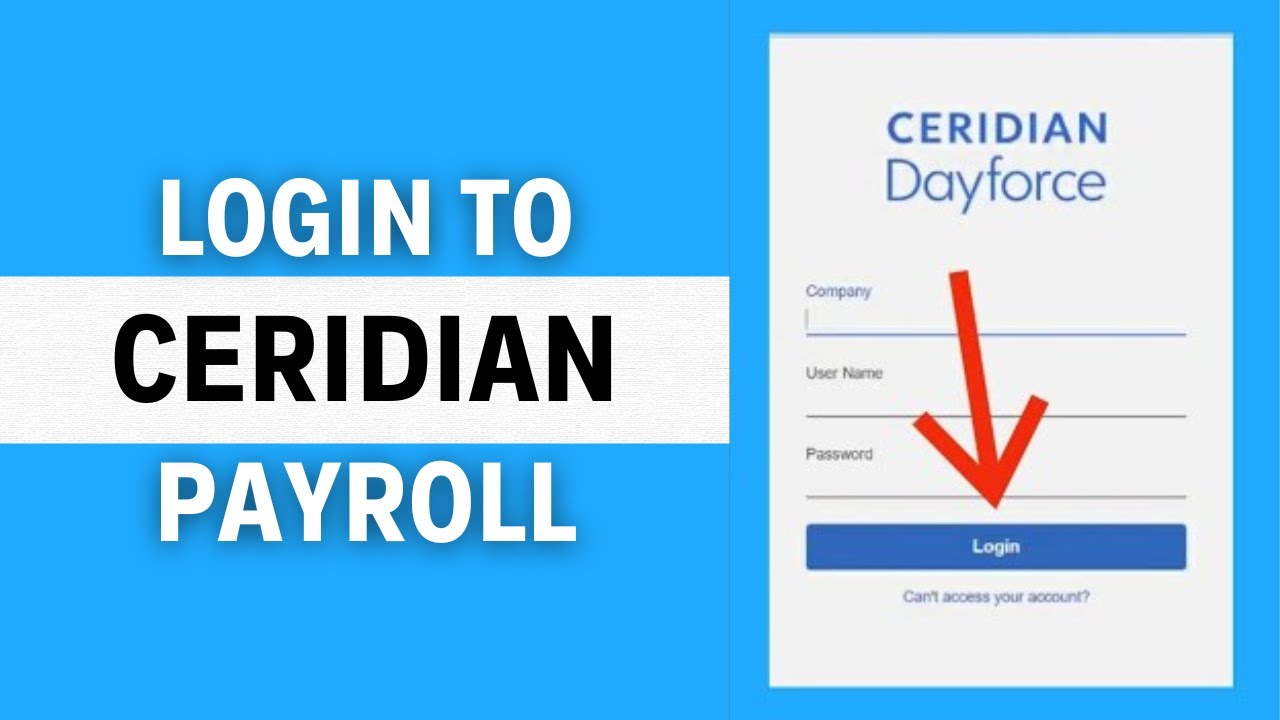 How To Login To Ceridian Payroll | Ceridian Dayforce Employee Payroll Login - YouTube