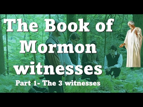 The testimony of the three witnesses of the gold plates - YouTube