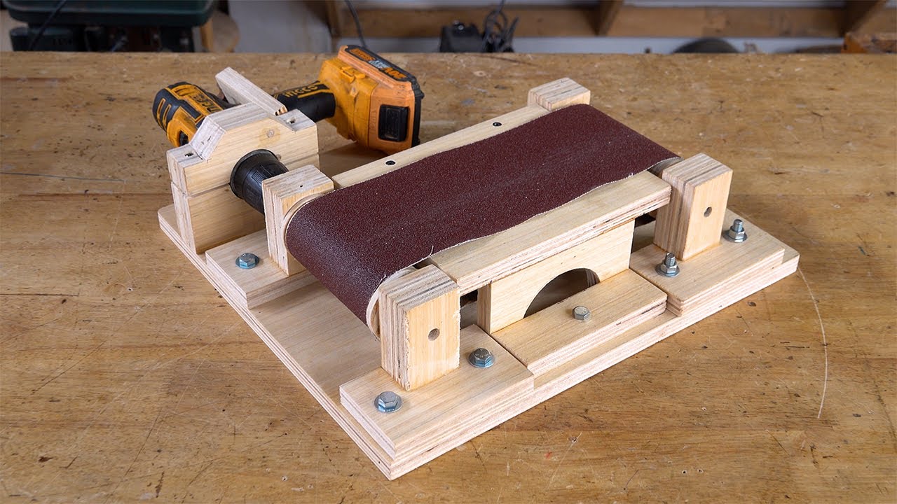 A tool like you've never seen before - Drill sander machine - YouTube