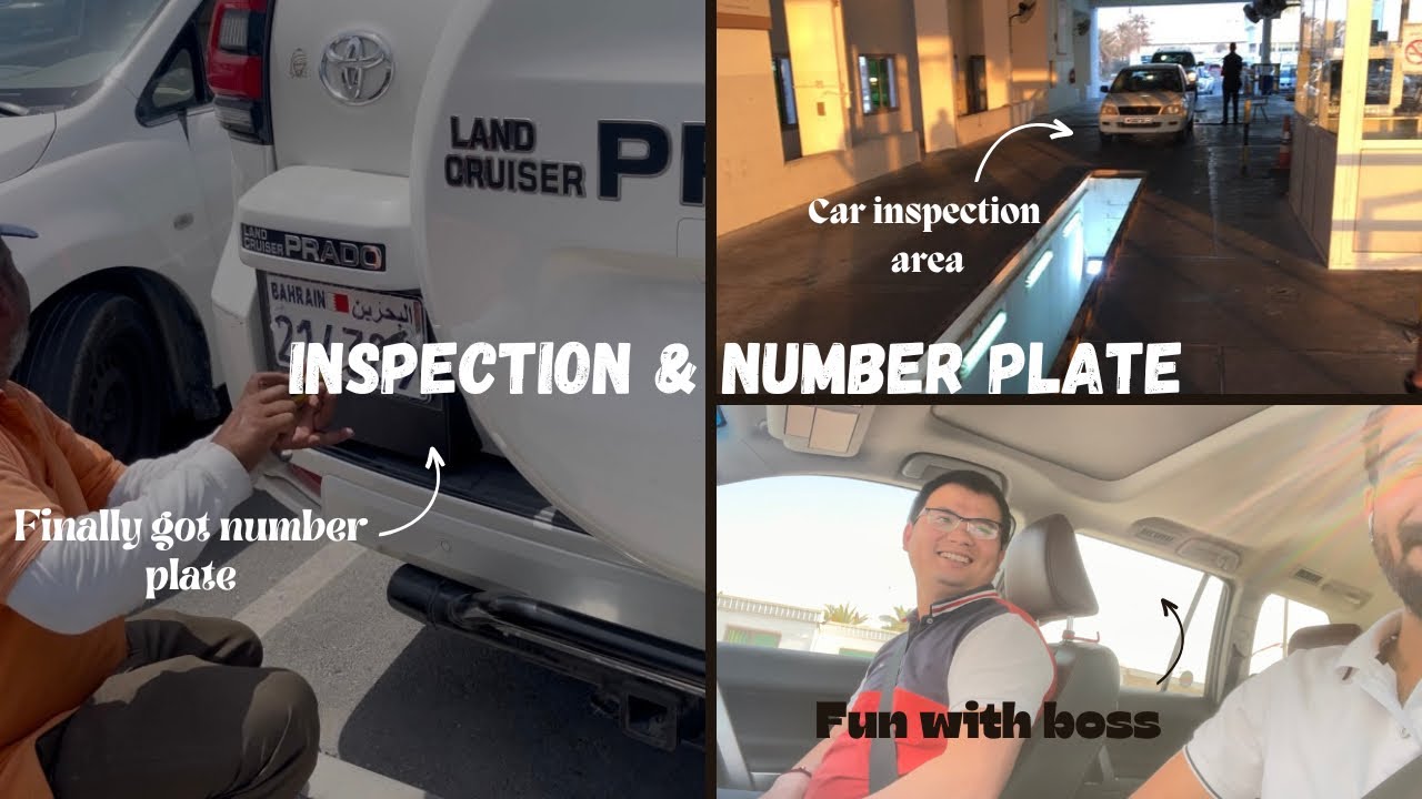 Getting Number Plate for car || Car Passing and inspection in Isa town ...