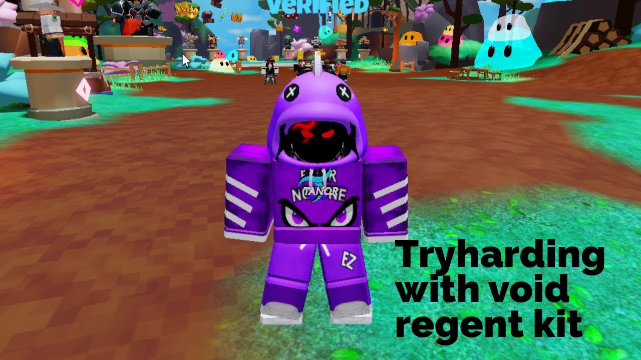 Tryharding with Void Regent kit in Bedwars Roblox - YouTube
