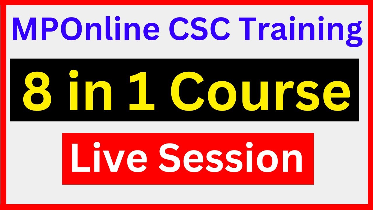 2022 Last Live - MPOnline CSC Training Live Session - YouTube