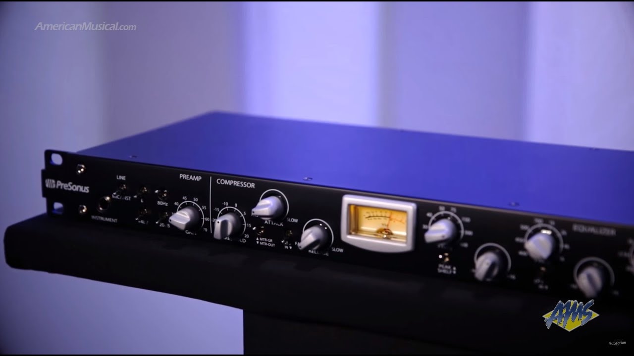PreSonus RC500 Solid State Channel Strip - PreSonus RC500 - YouTube