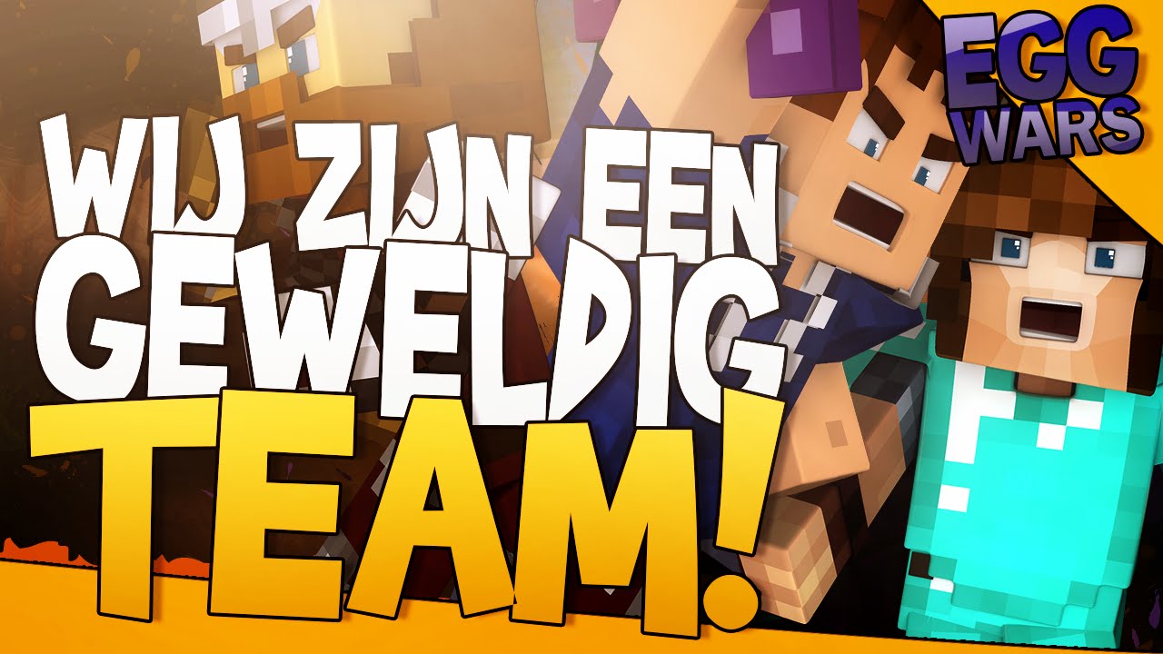 WIJ ZIJN EEN GEWELDIG TEAM!! - EGG WARS TEAM TDT #121 - YouTube