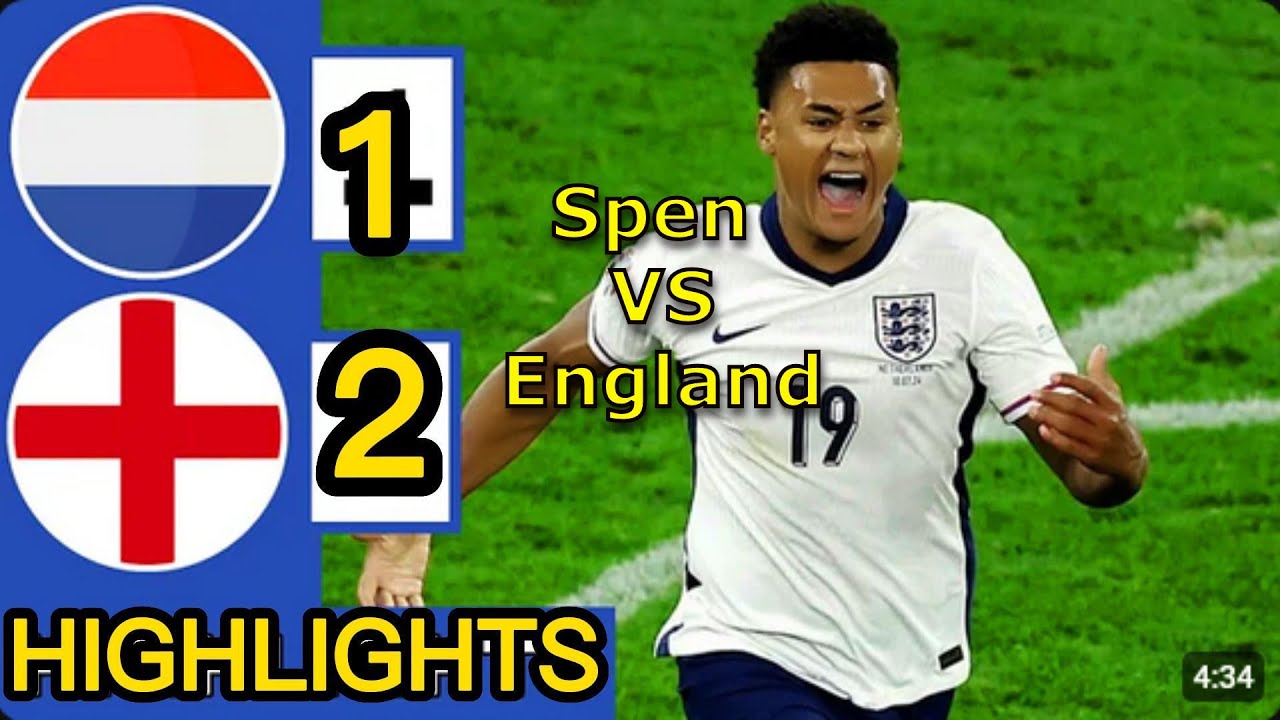 England VS Spen (2-0)Final football match || LIVE FOOTBALL MATCH TODAY ...