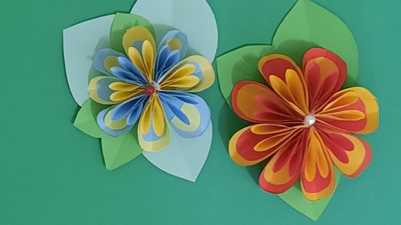 Rainbow dance: beautiful and eye-catching paper flowers #paper_flowers ...