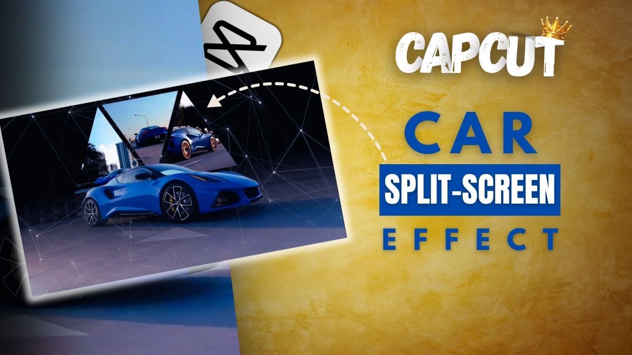 CapCut Tutorial: Futuristic Car Split-Screen Effect || The TecNIL - YouTube