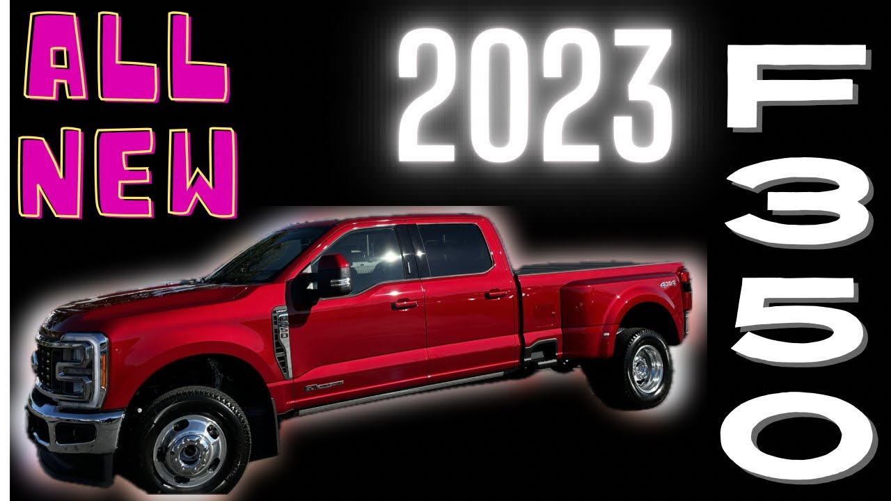 All New 2023 Ford F350 Super Duty Dually - 6.7 HO - YouTube