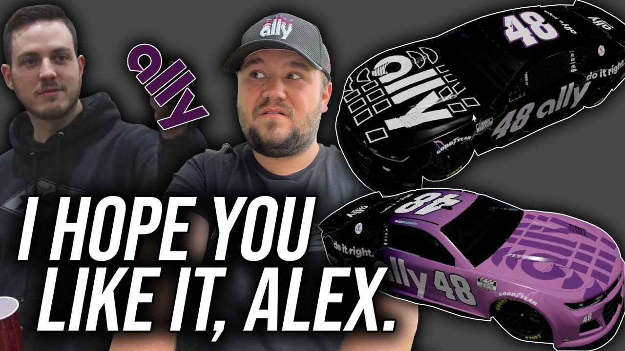 I'm Designing Alex Bowman's NEW Ally Car! (Ally Racing x Danny Koker ...