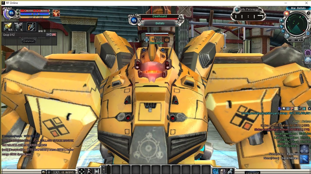 RF Online Remastered - Doberman Aura bemo Full war part 1 # ...