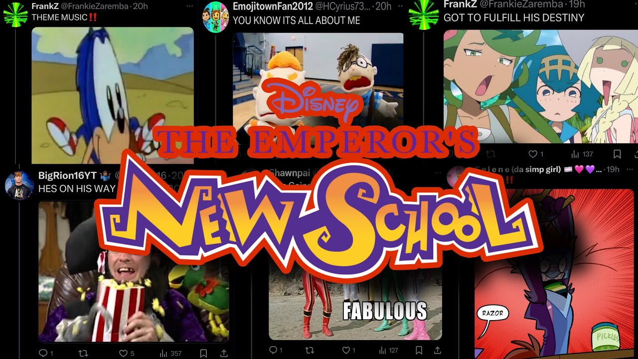 Twitter Sings The Emperor's New School Theme Song - YouTube