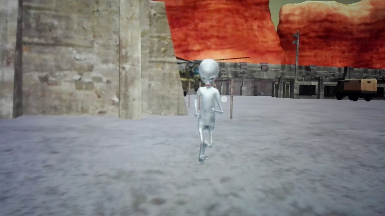 Area 51 alien escape caught scene - YouTube