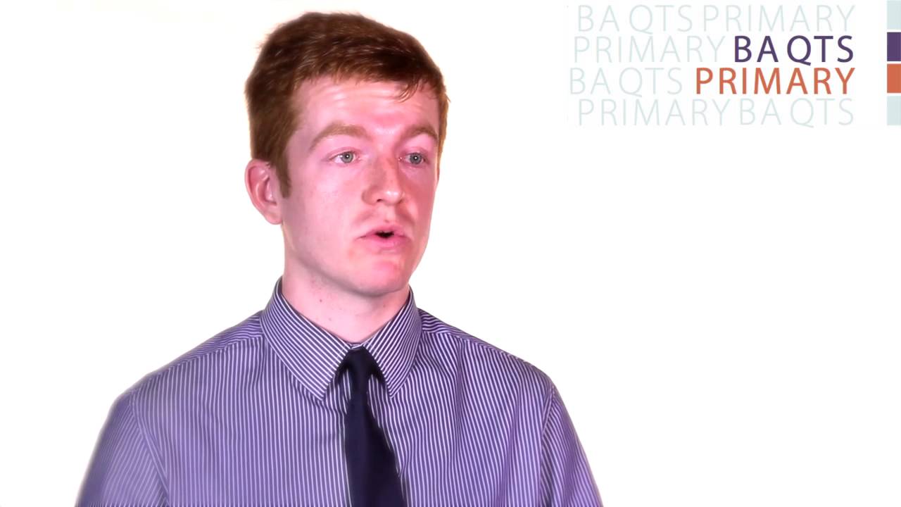 BA QTS Primary Teacher Training at Chester - Ben Smith-Richards - YouTube