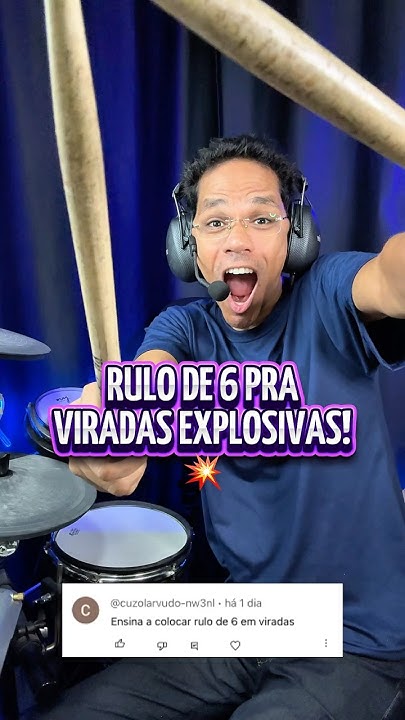 Como colocar RULO DE 6 nas VIRADAS!😱🥁 - YouTube