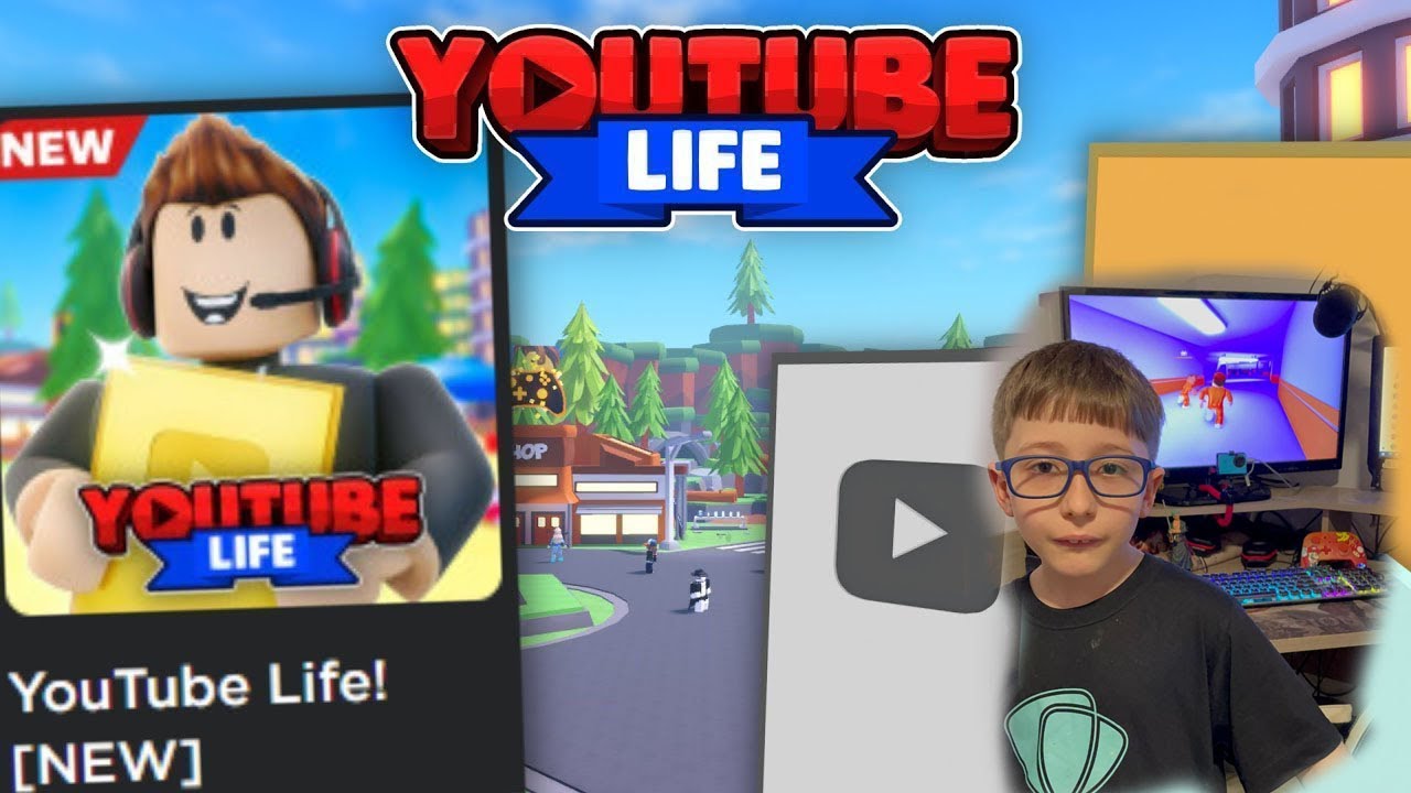 #Roblox YouTube Life! Virei Youtuber!!! - YouTube