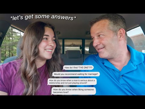 asking my dad DATING QUESTIONS you're too afraid to ask yours! - YouTube