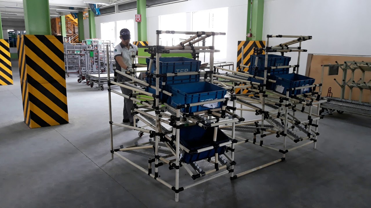 Another type of Karakuri Storage Rack Empty Box dispenser - YouTube