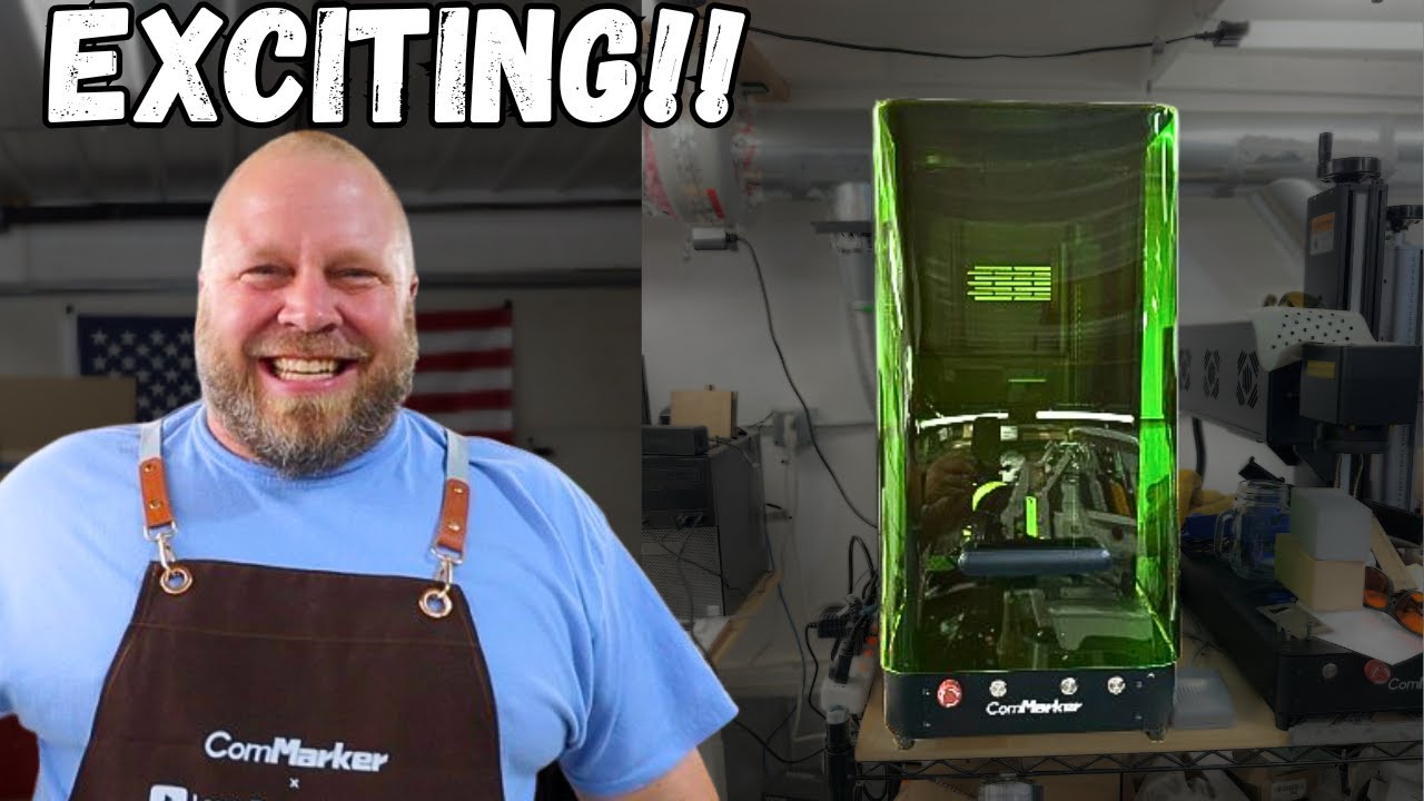Is This the Coolest Laser Ever? Omni Commarker UV 5 watt laser - YouTube