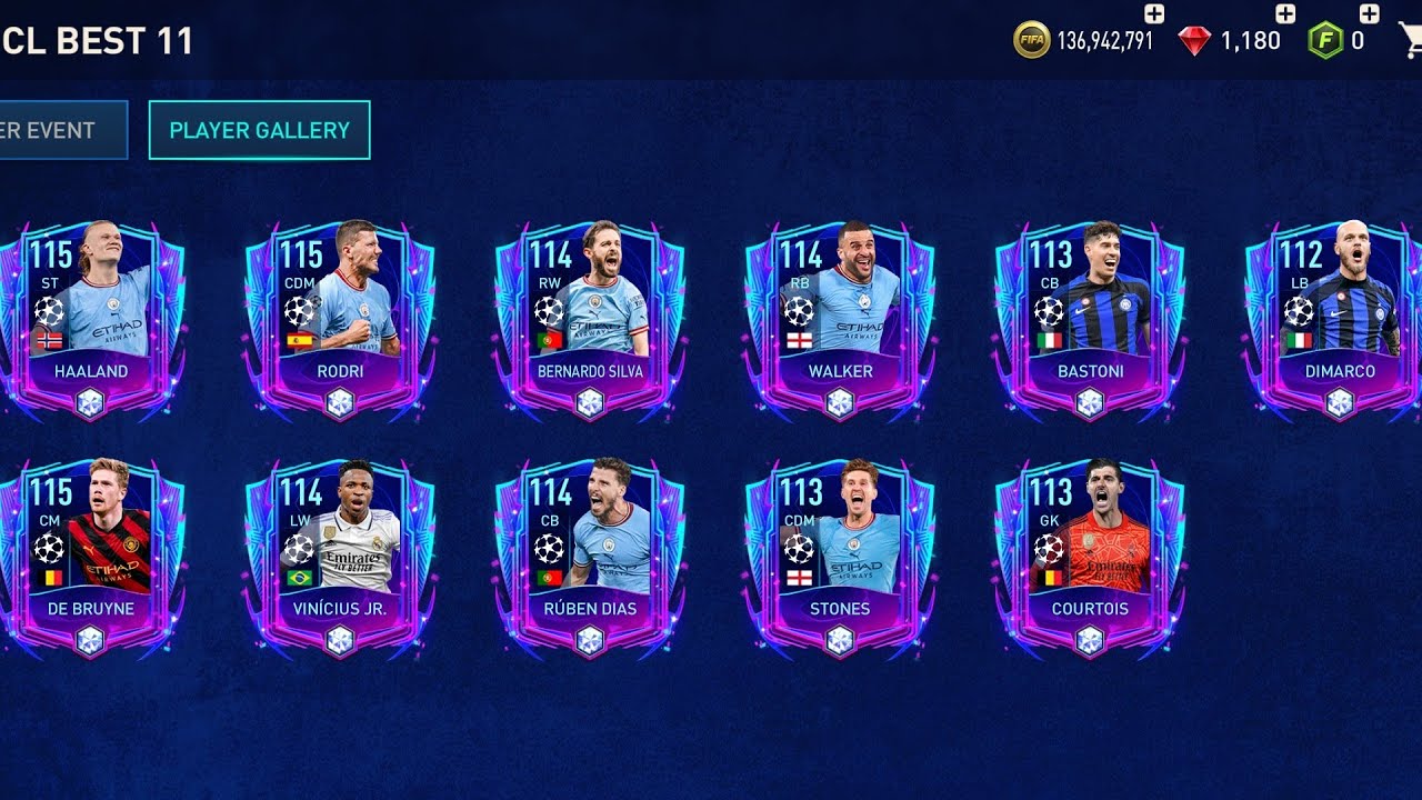 НОВИ BEST 11 UCL ИГРАЧИ СА ТУК!!!KDB,COURTOIS,RODRI.Fifa Mobile 23.⚽ ...