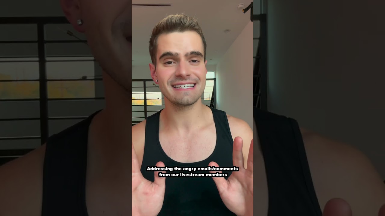 addressing the angry messages from our livestream members - YouTube
