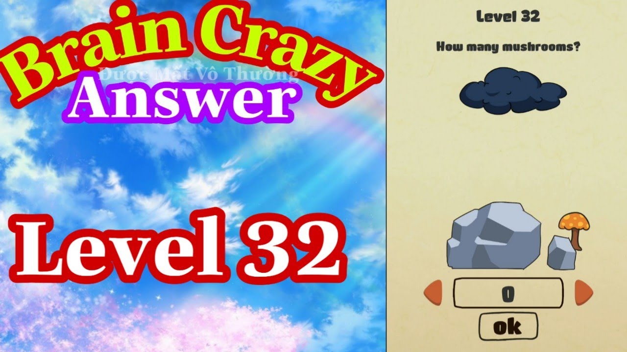 《Brain Crazy Level 32》IQ Challenge Puzzle - Answer Solution // Đáp Án ...