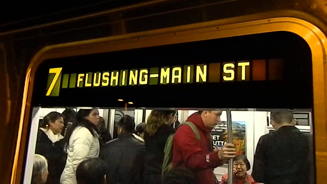 MTA New York City Subway Flushing-Main Street Bound R188 (7) Local ...