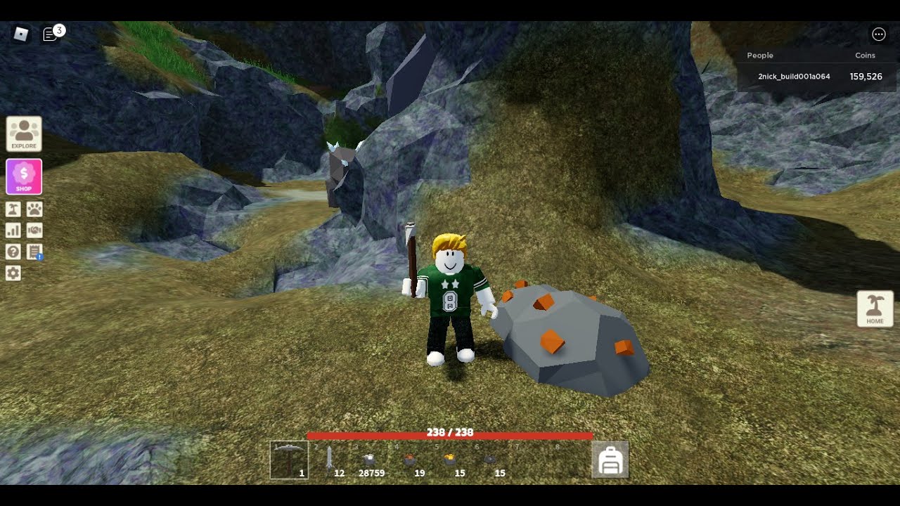 How To Infinite Mine Copper Ore And Gold Ore For Free? in Roblox ...