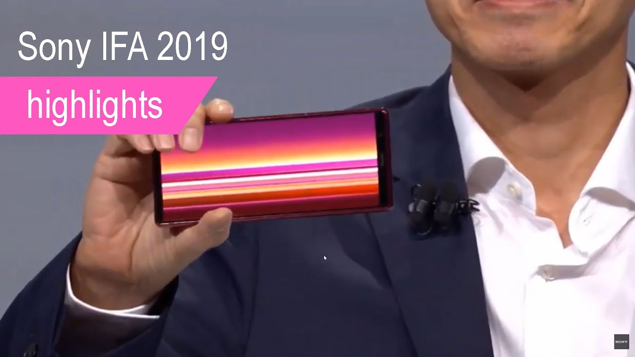 Sony IFA 2019 event in 6 minutes - YouTube