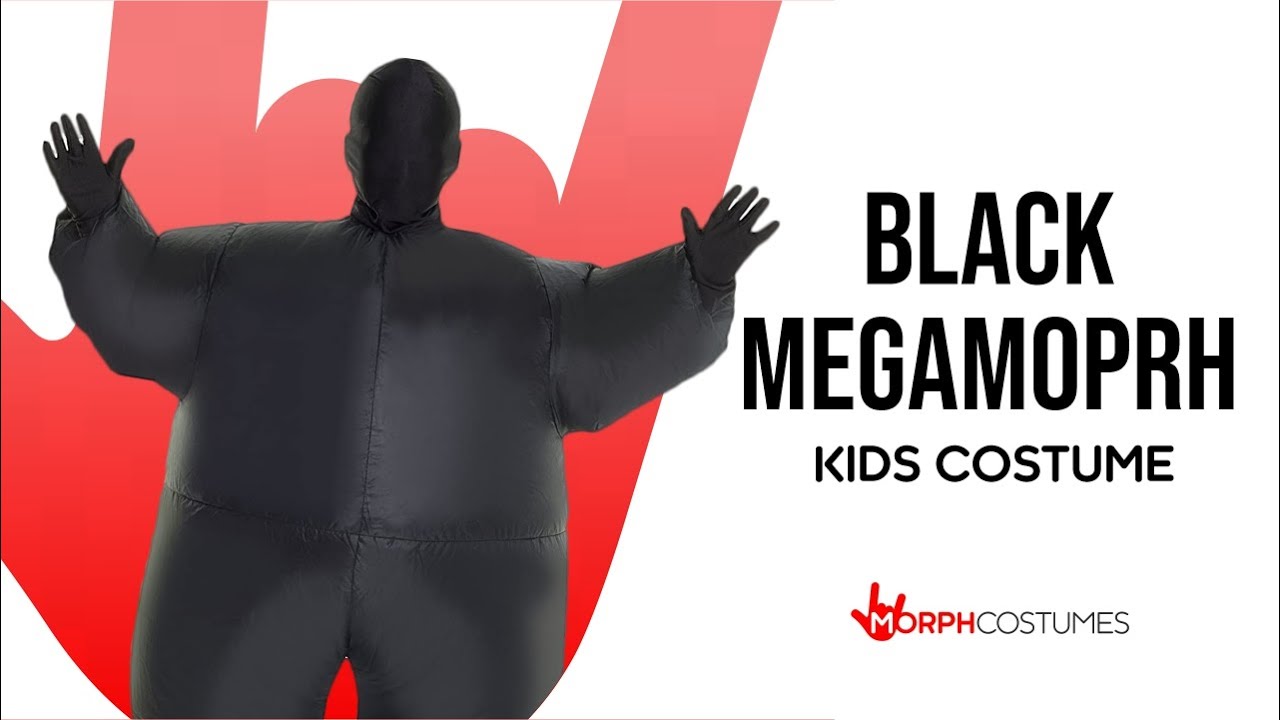 Black Megamorph Inflatable costume - YouTube