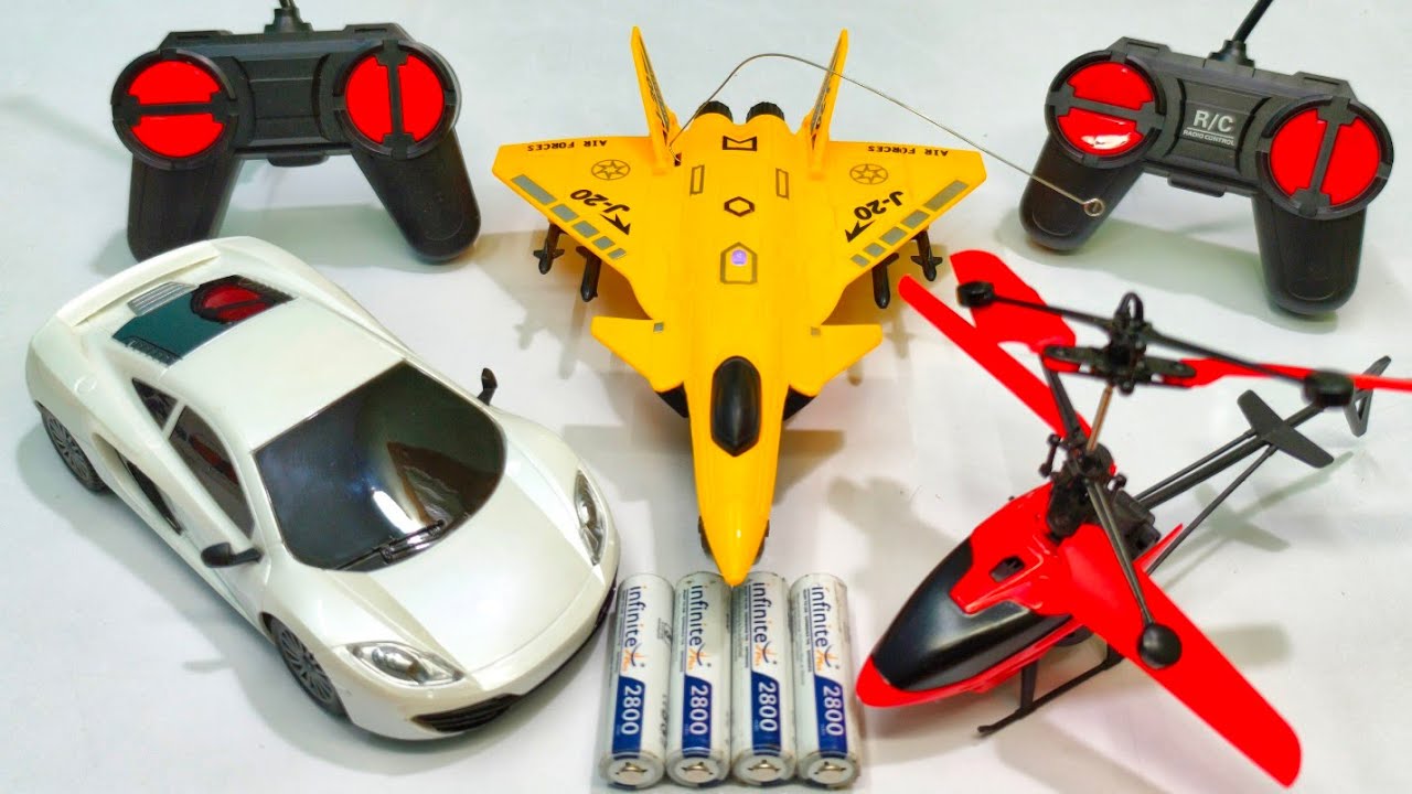 Radio Control Airplane A380 and Remote Control Racing Car Unboxing, Jet ...