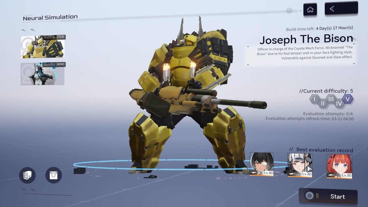 Neural Simulation Joseph The Bison 29.7s Clear (Yao Winter Solstice ...