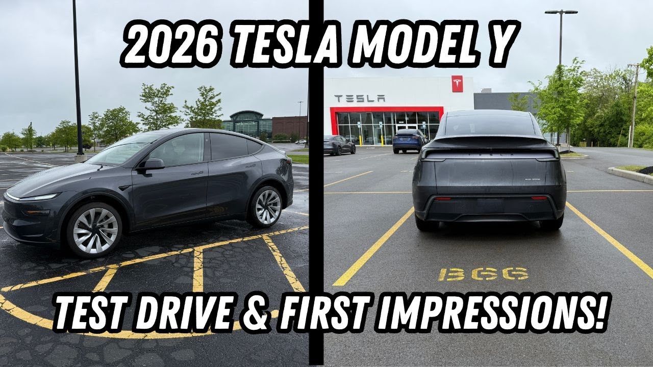 2026 Tesla Model Y Test Drive & First Impressions! - YouTube