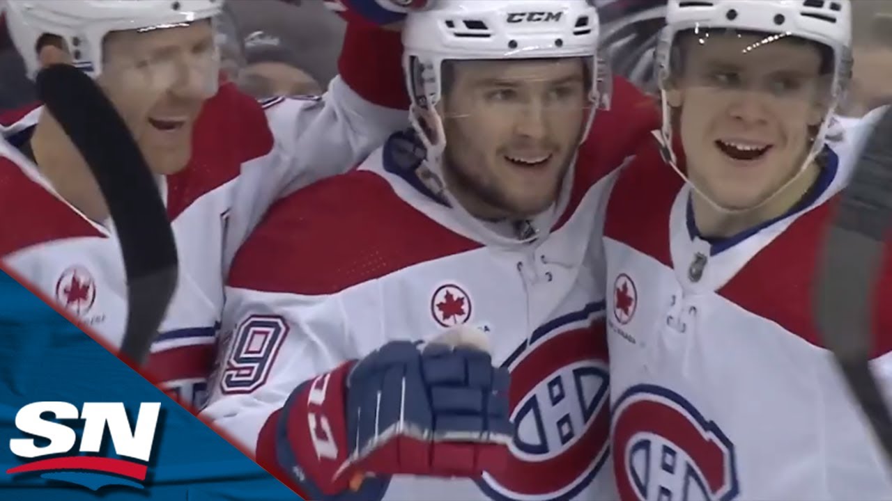 Sean Monahan Sets Up Rookie Joshua Roy For His First Career NHL Goal ...