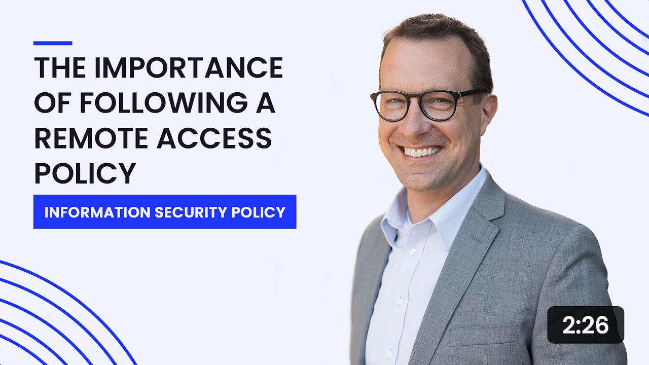 The Importance of Following a Remote Access Policy - YouTube