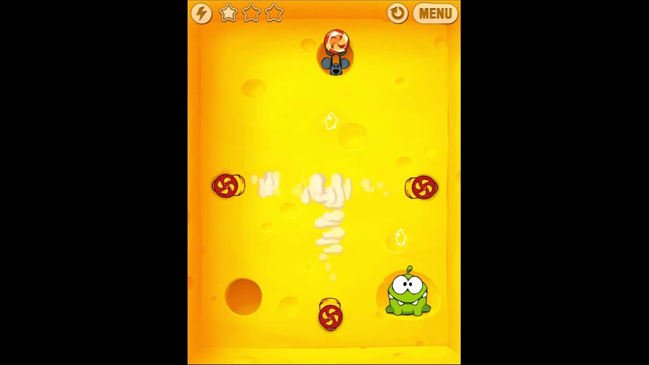 Cut the Rope: Cheese Box level 15-3 - YouTube
