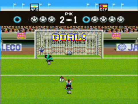 Super Goal 2! (SNES) - Penalty Game - YouTube