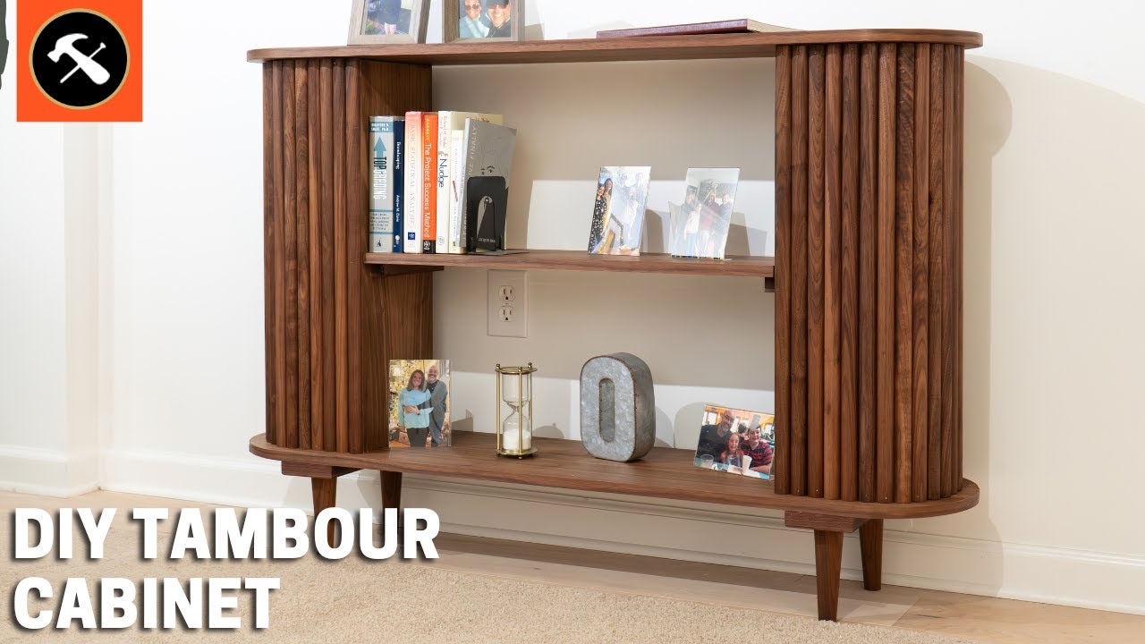 Easy DIY Tambour Console Cabinet Tutorial | Builder's Studio | Osborne ...