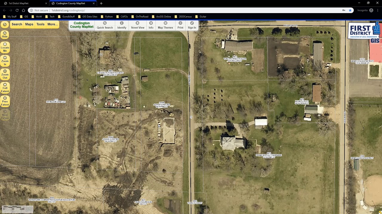 Using First District Mapnet to Find Latitude-Longitude - YouTube