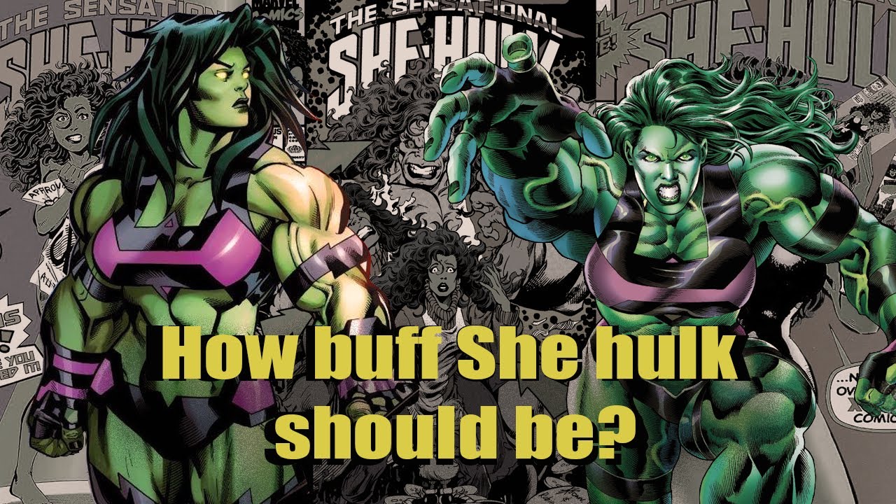 Give She Hulk huge muscles, but not too many…cowards - YouTube