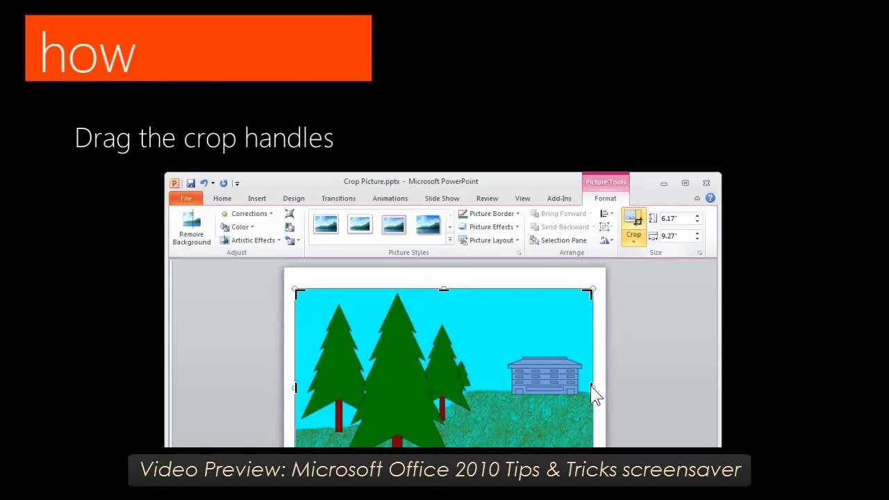 Microsoft Office 2010 screensaver with tips & how-to - YouTube