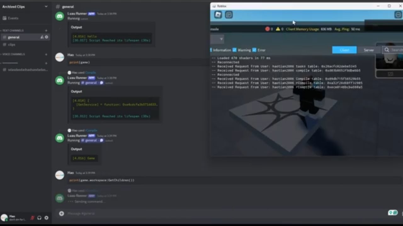 rLuau discord bot compiler - YouTube