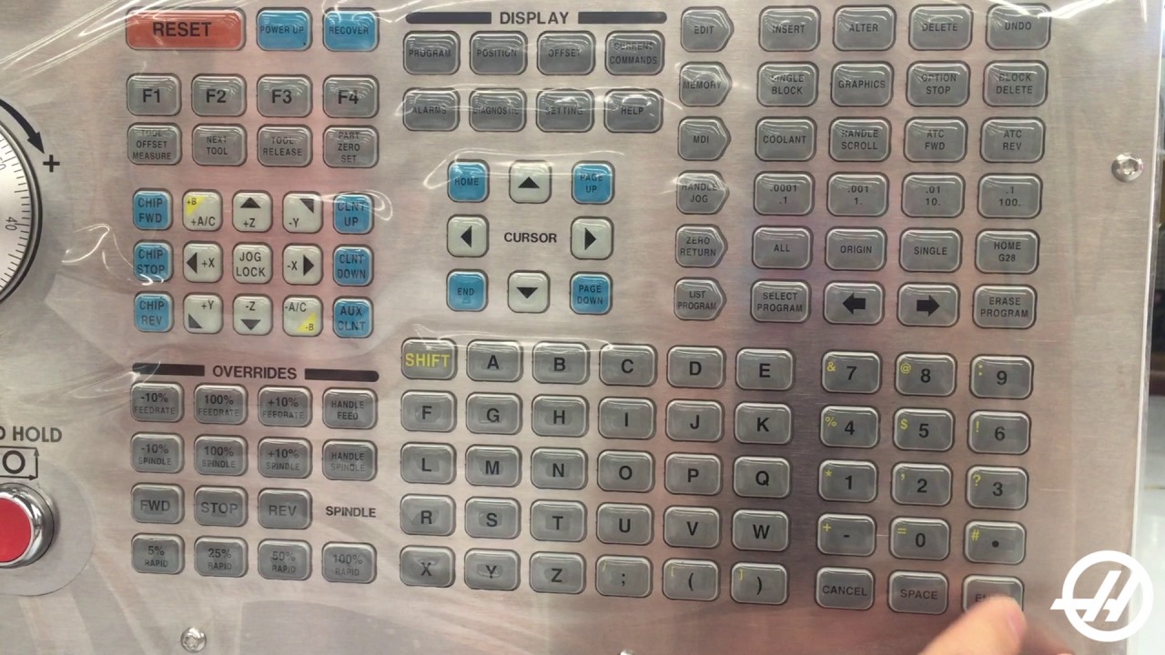 Procedimiento para duplicar un programa en el control Haas - YouTube