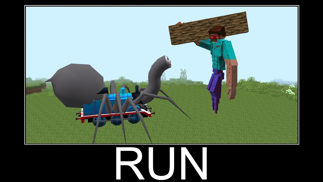 Scary Thicc Steve VS Spider Thomas in Minecraft wait what meme part 5 ...