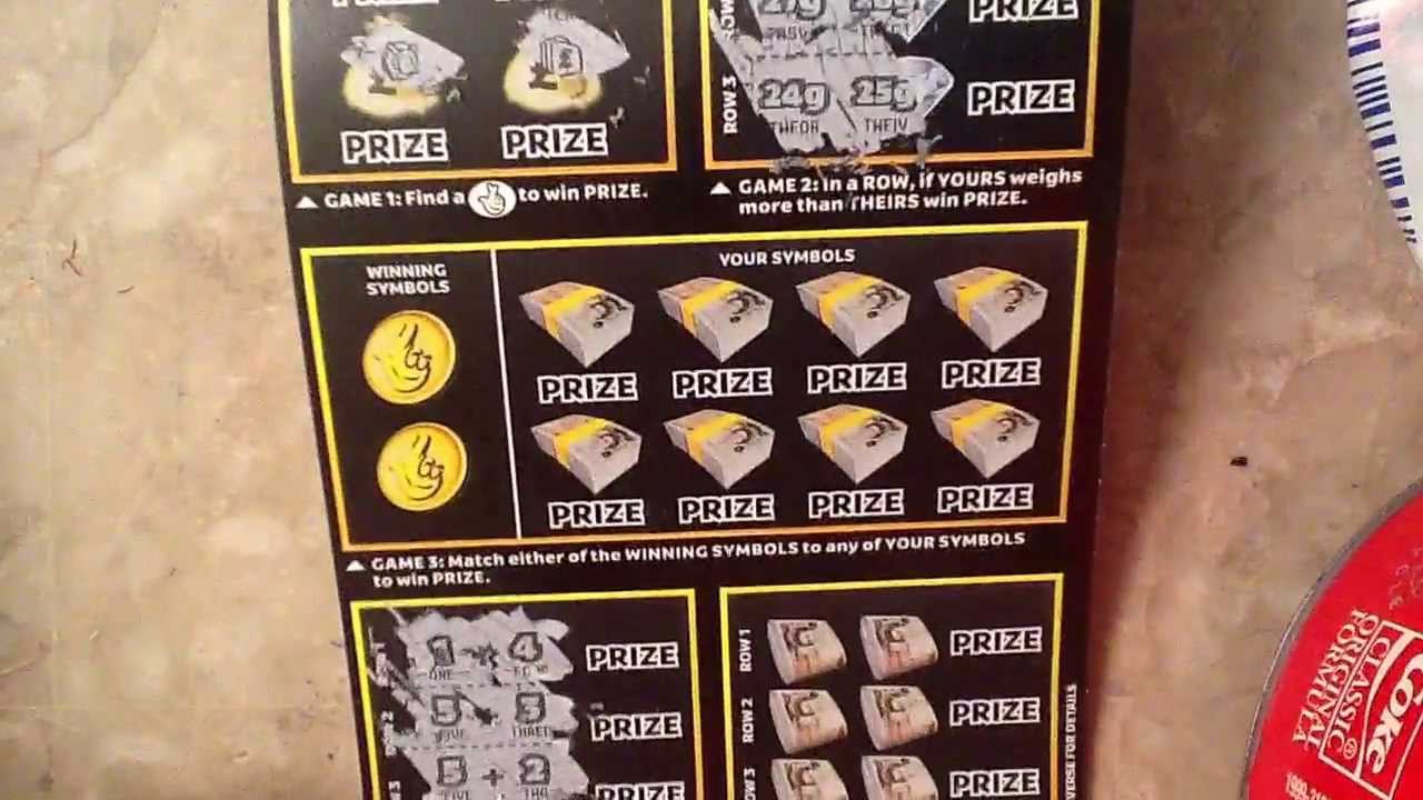 10 pound scratch card x - YouTube
