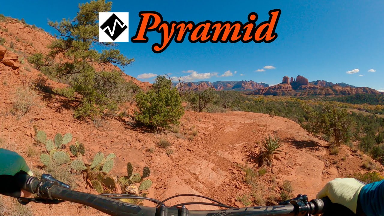 Scenic, Ledgy MTB in Sedona, AZ - Pyramid - YouTube