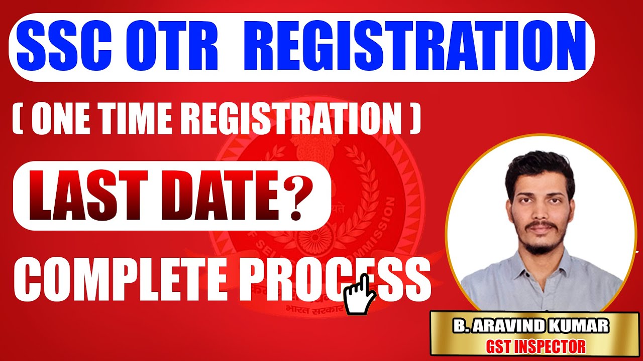 SSC OTR REGISTRATION COMPLETE PROCESS | BY ARAVIND || EVEREST COACHING ...